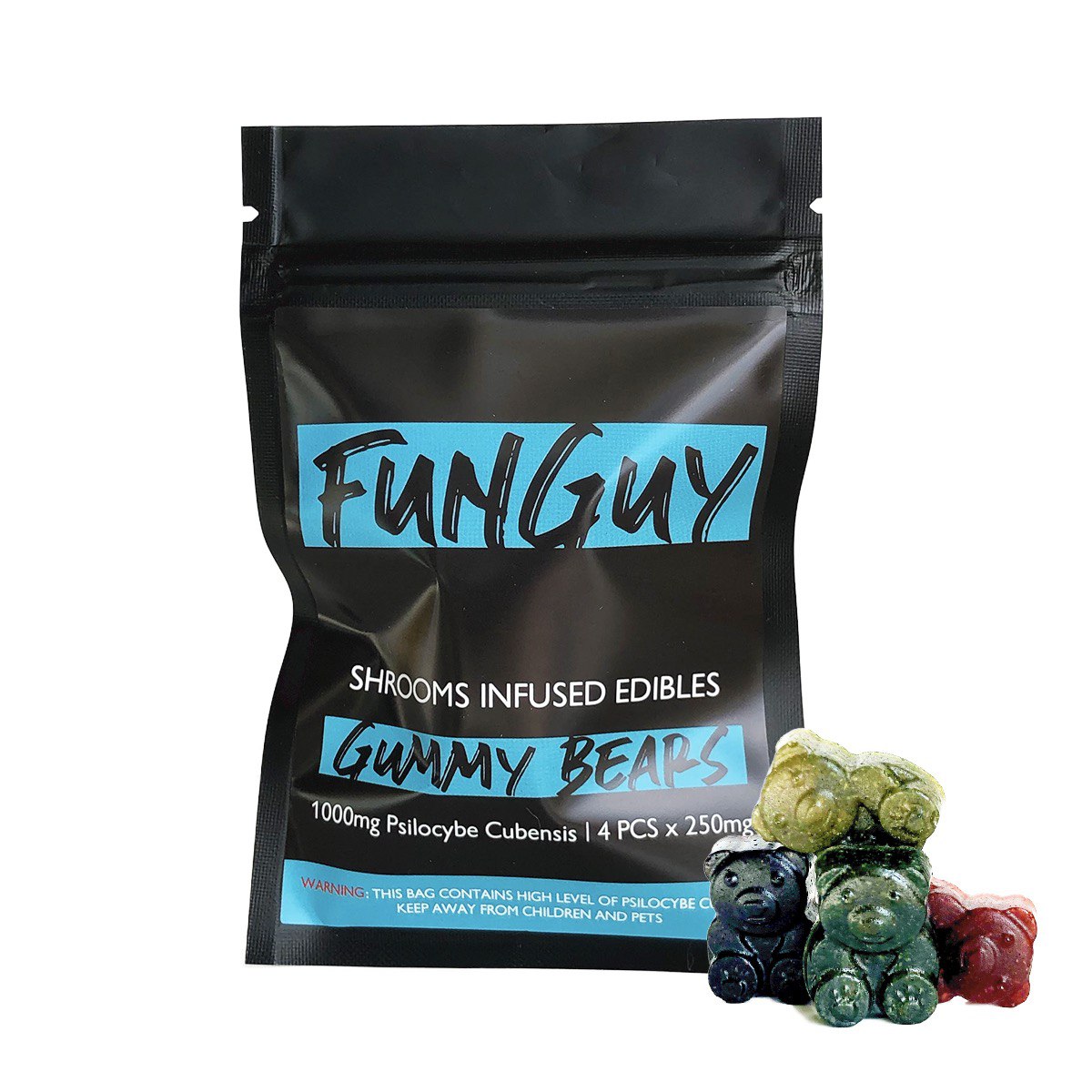 FunGuy - Assorted Gummy Bears 1000mg - BuyShroomsOnline